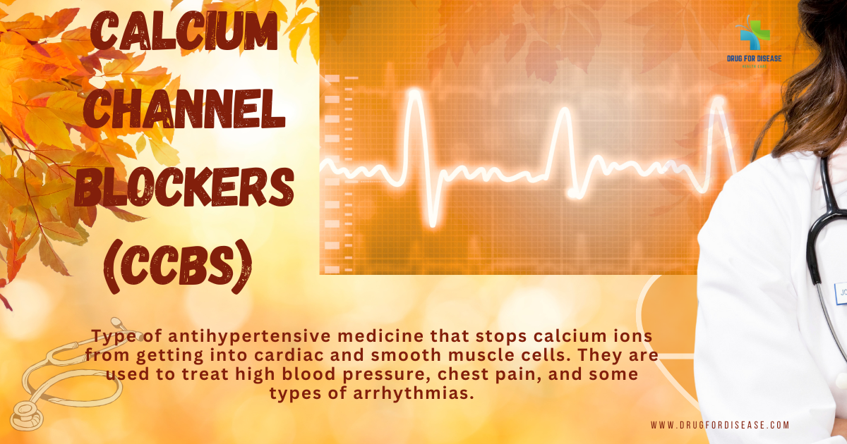 Calcium Channel Blockers (CCBs) - Drug For Disease